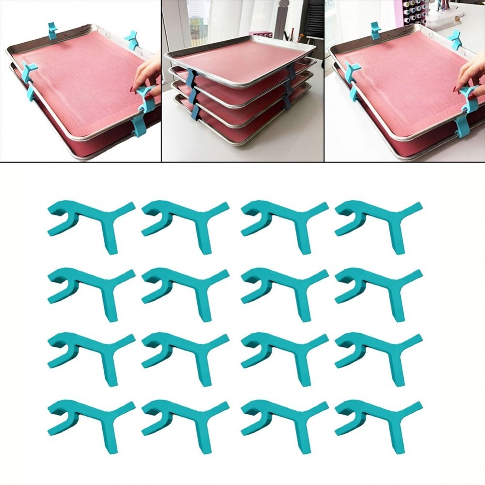 ⭐READY STOCK ⭐Blue Baking Sheet Stackers for Multiple Sheets Save Space ...