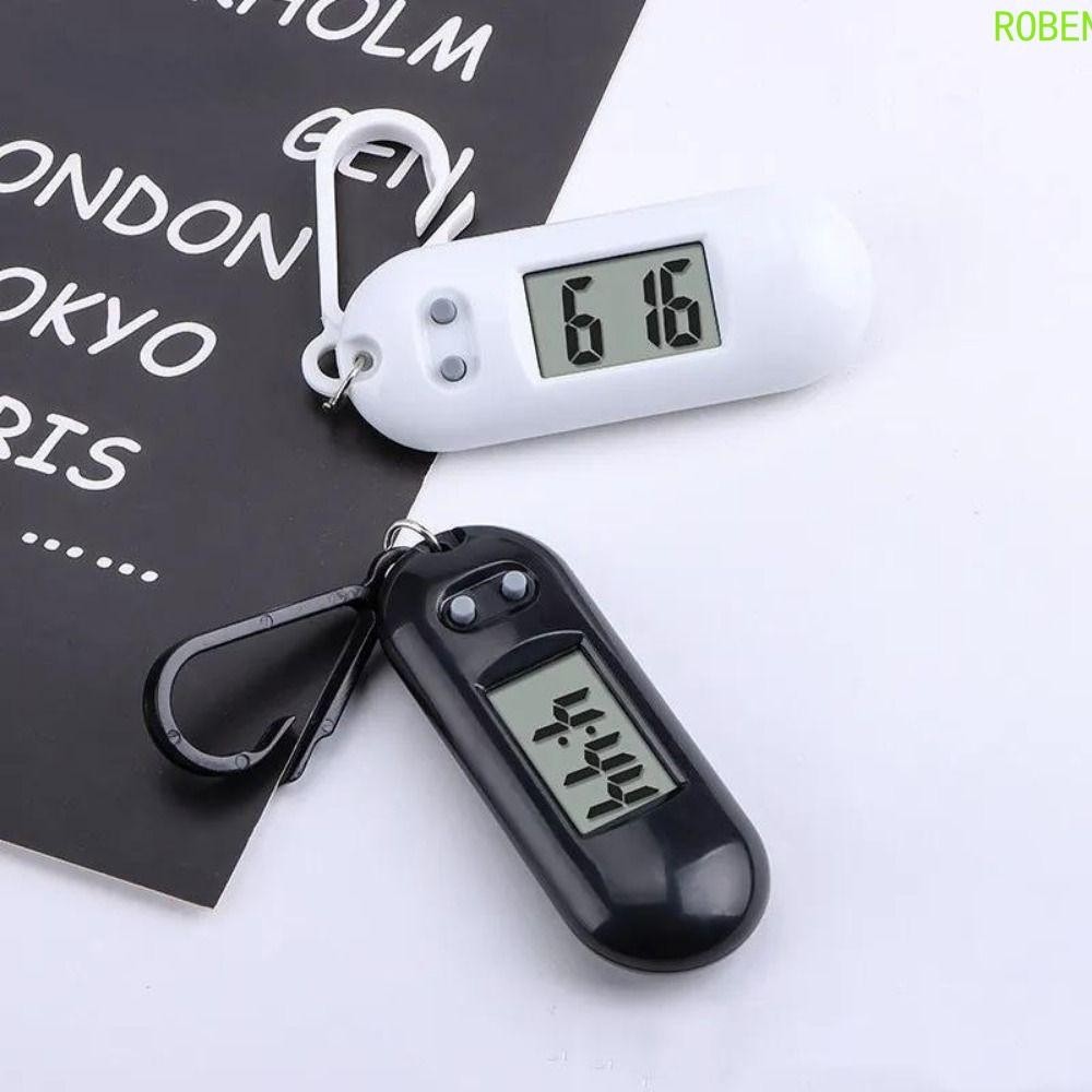 ROBEN Digital Electronic Clock Keychain, Key Display Oval Watch ...