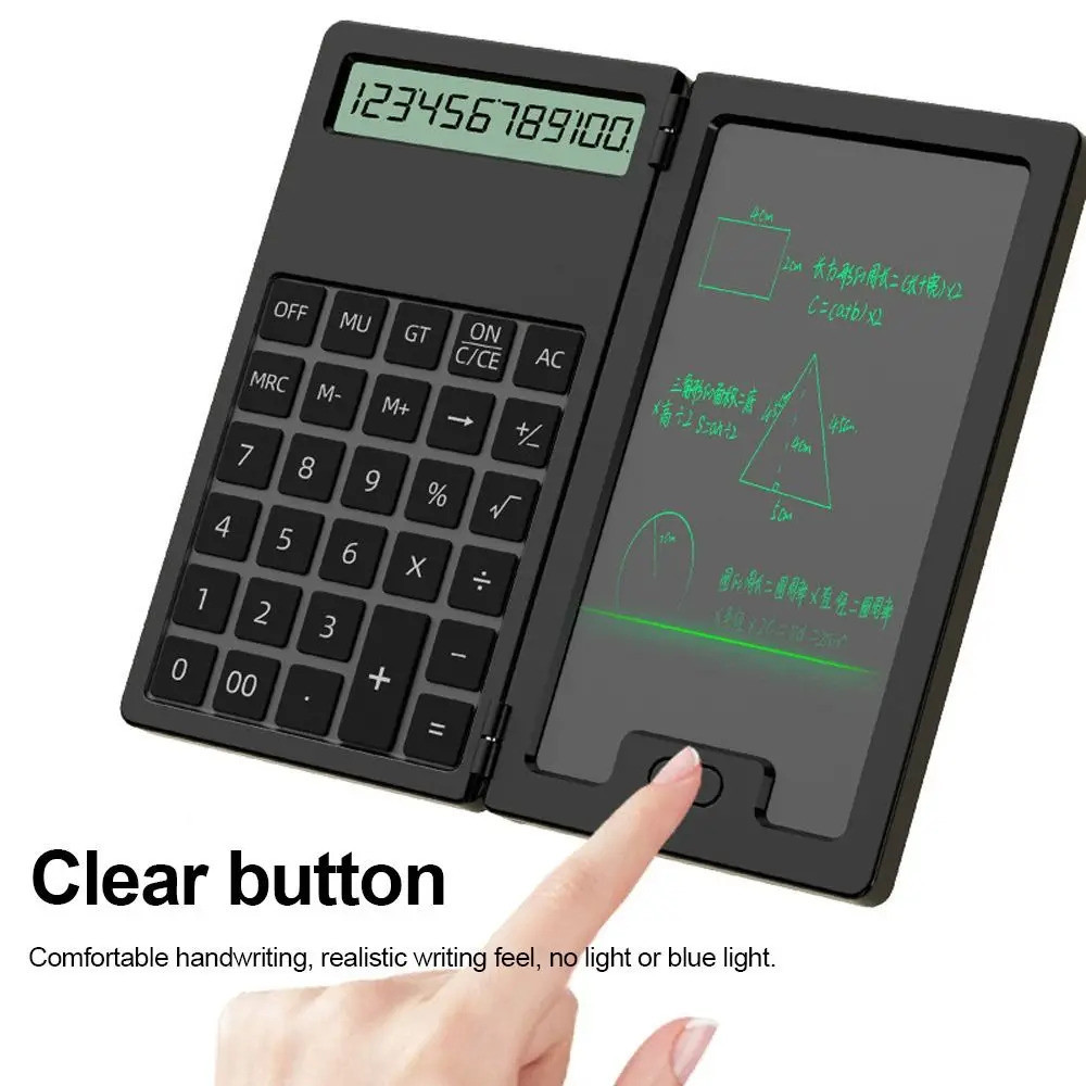 Mini Foldable 12-Digit Scientific Calculators with 5Inch LCD Notepad ...