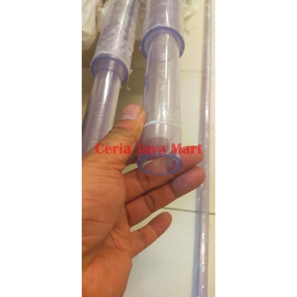 Transparent PVC Pipe 2 inch 50 cm PVC SCH40 Clear Pipe Schedule 40 ANSI ...