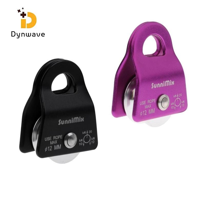 Dynwave 20KN General Purpose Ultralight Small Mobile Pulley for 12mm ...