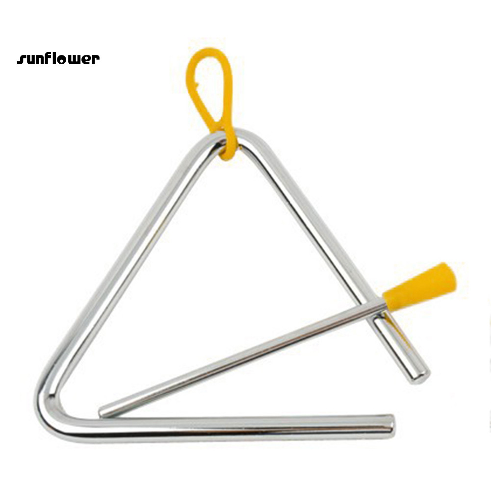 SU Kids Musical Instrument Percussion Triangle Bell Kindergarten ...