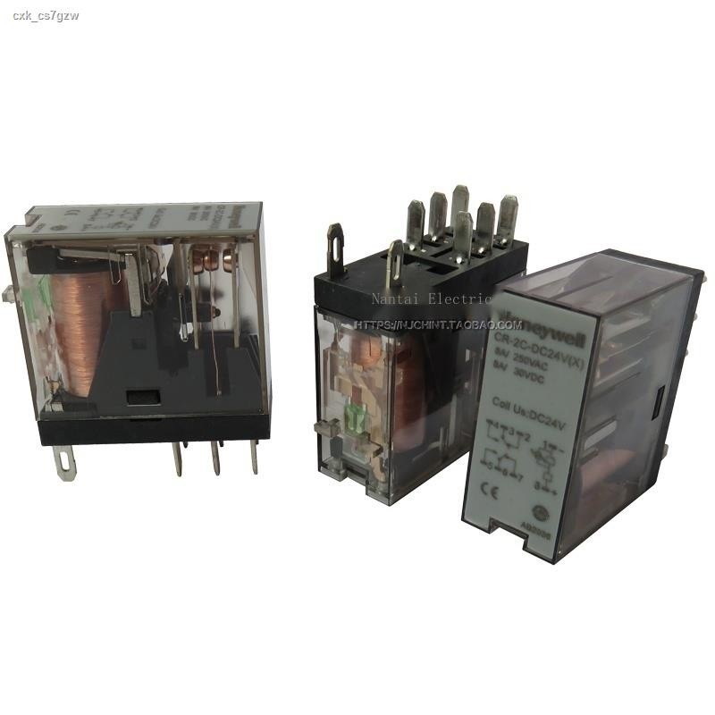 Honeywell relay 2 open 2 closed 8 feet CR-2C-DC24 V (X) PCR-2C-T CR-2C ...