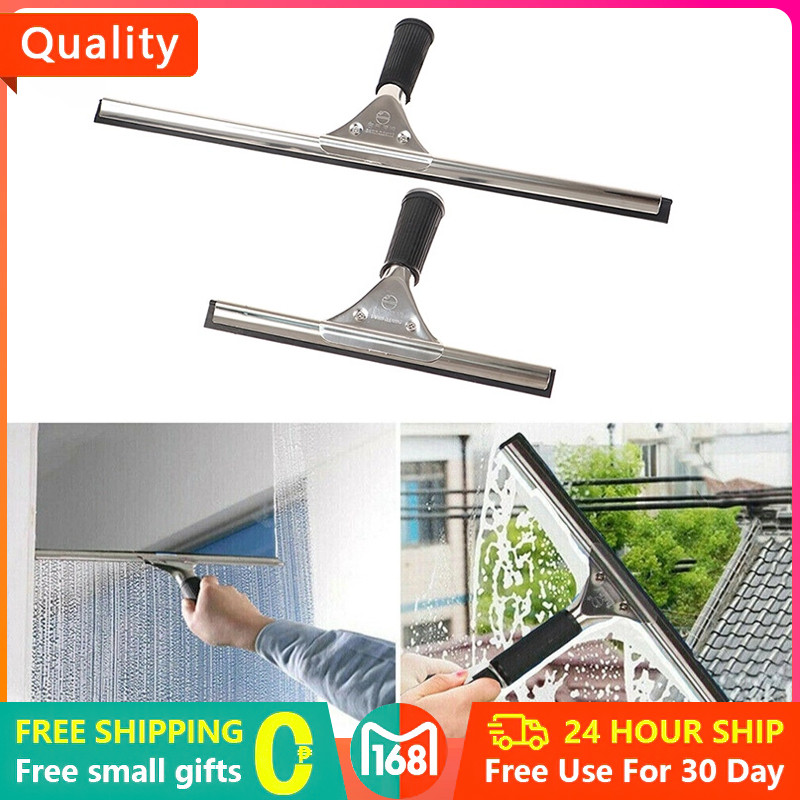 Stainless Steel Window Glass Cleaner Wiper Water Scraper Squeegee for ...