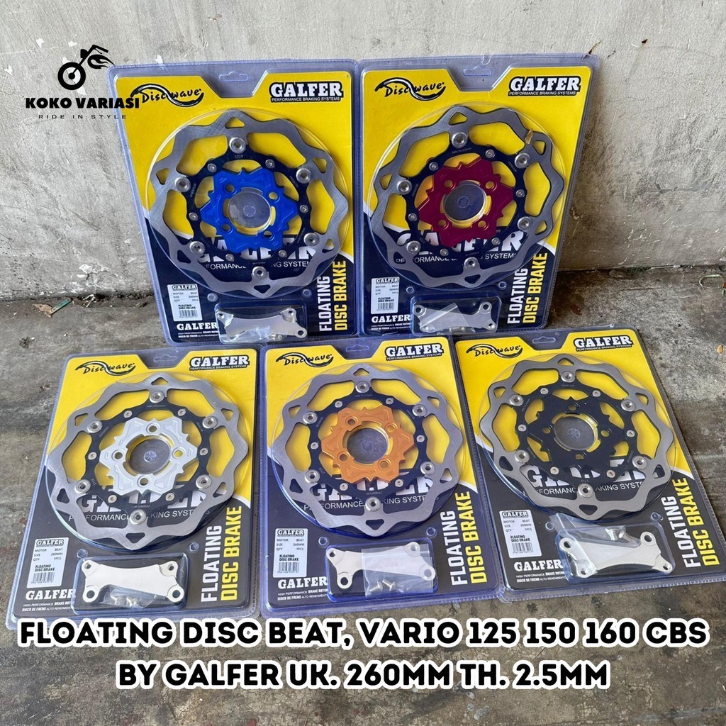 Floating Disk Beat Vario 260mm Galfer Anti-Hot Floating Disc | Shopee ...