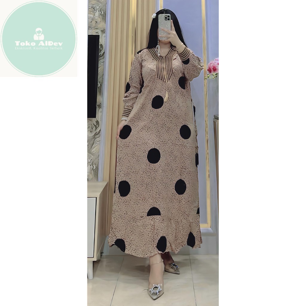 Abstract Motif Batik Gamis | Modern Model Gamis 2024 | Gamis Import ...