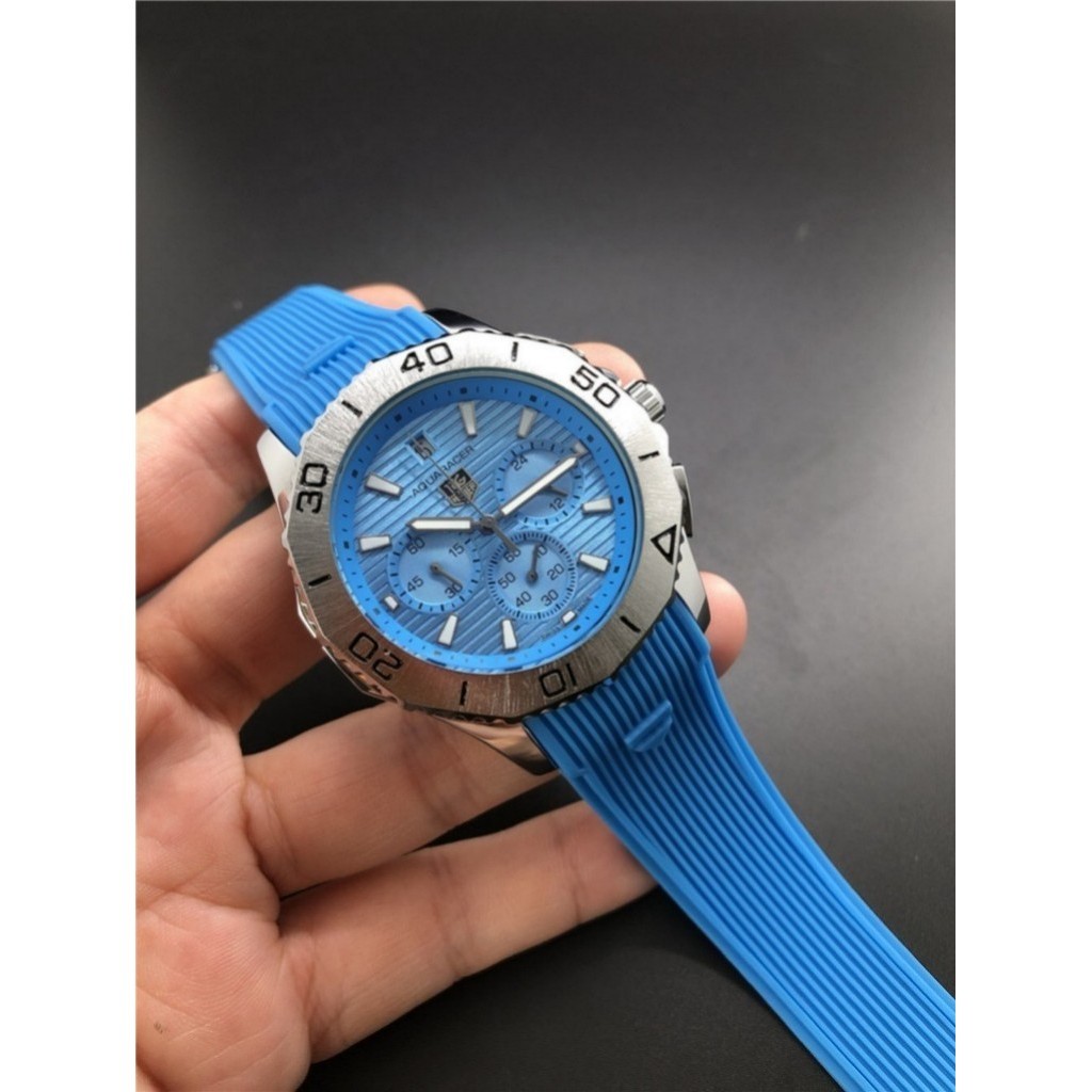Men's Luxury Branded Watches Quartz Movement Stainless Steel Rubber ...