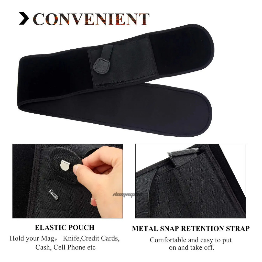 Invisible Elastic Belly Band Waist Bag PouchBelly Band Outdoor Sports ...