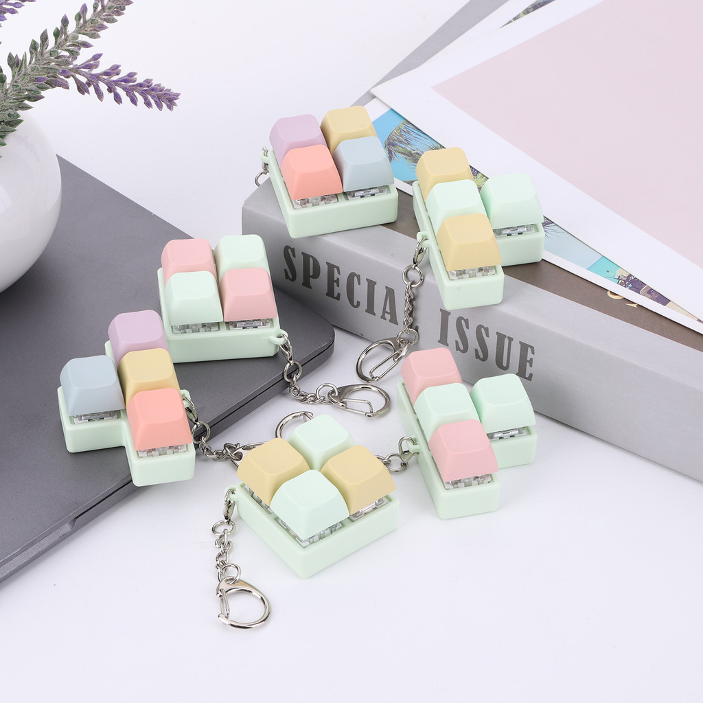 Keyboard Fidget Toy 4 Keys Stress Relief Mechanical Keyboard Axis ...