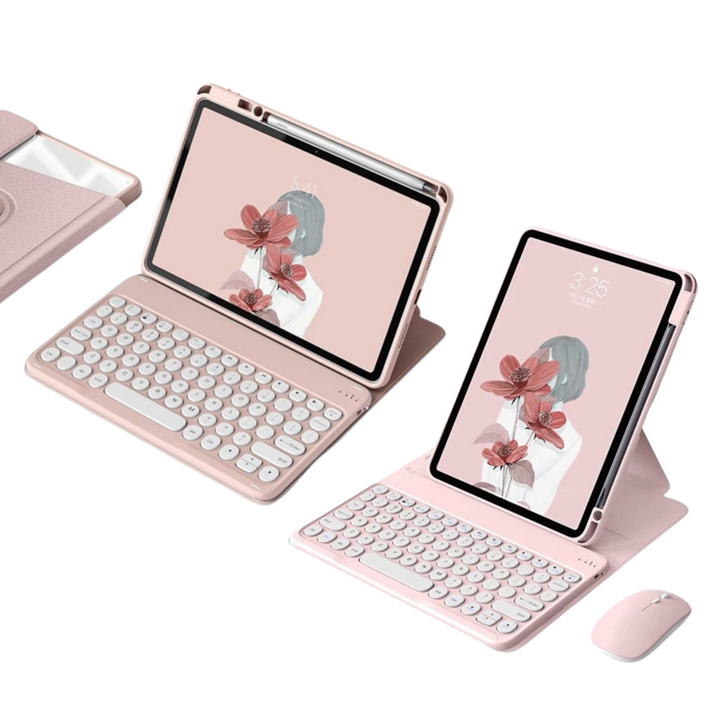 For Huawei MatePad SE 2024 11 inch Round Keycaps Bluetooth Keyboard ...