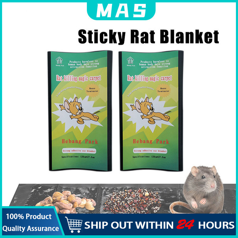 MAS 1.2M Mouse Board Big Sticky Mice Glue Trap High Effective Rodent ...