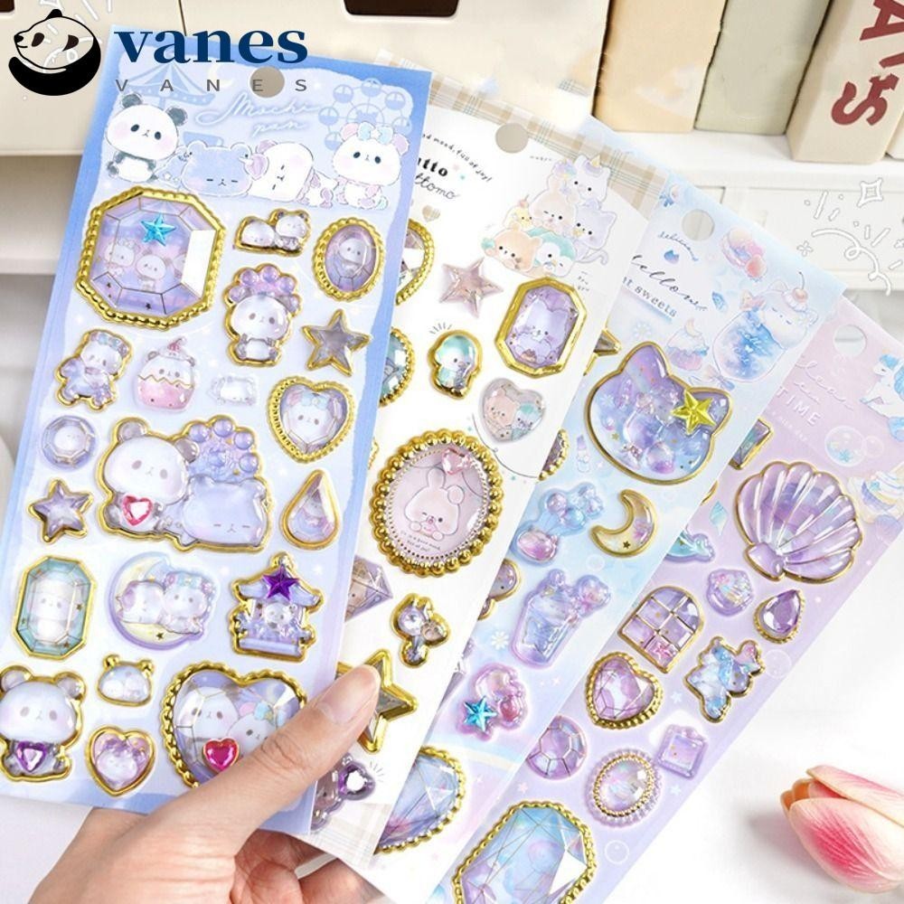 VANES Candy Ghost Drop Sticker, Cute Kawaii 3D Relief Decor Stickers ...