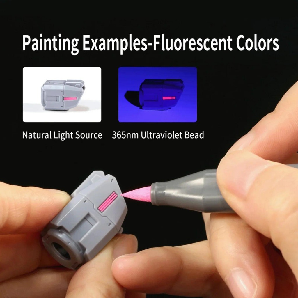 DSPIAE Soft Head 12pcs Marker Pen Kit Basic Color Metallic Fluorescent ...