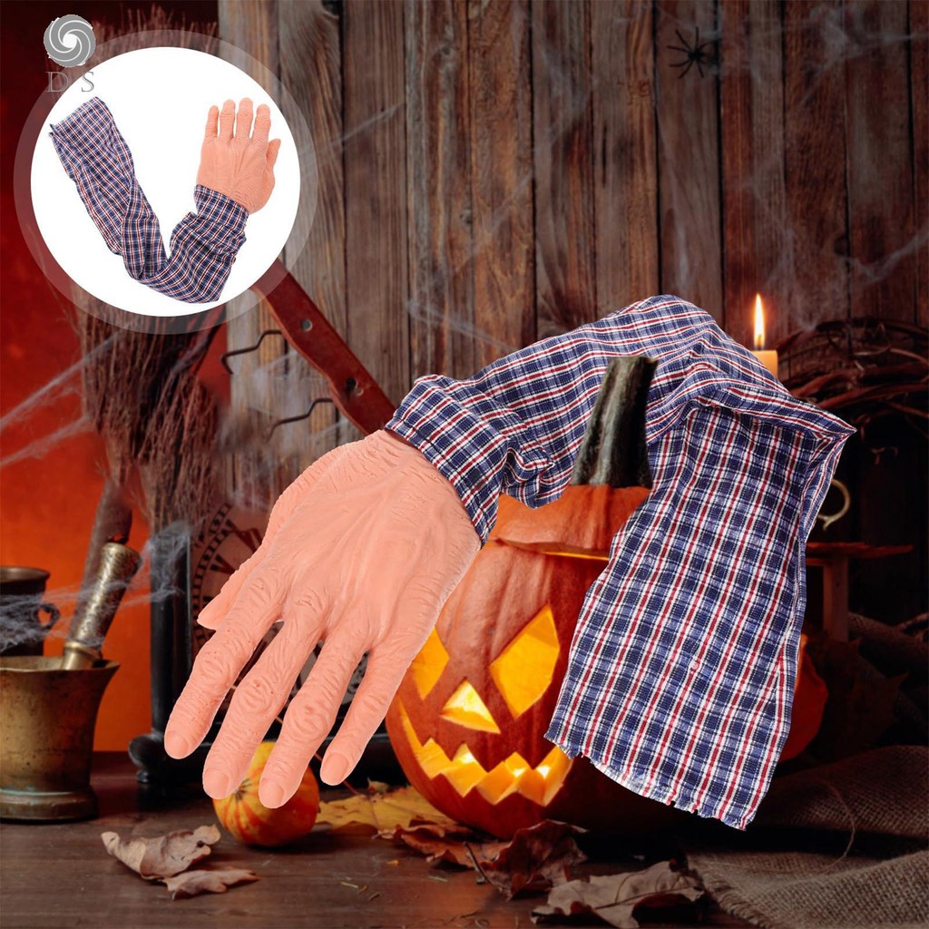 Halloween Fake Severed Arm Plastic Hands Bloody Human Body Parts ...