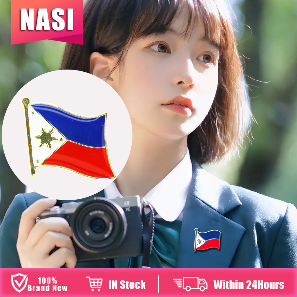 Flag Pins Philippines Flag Pin Philippine Flag Pin Metal Cluth Pin ...