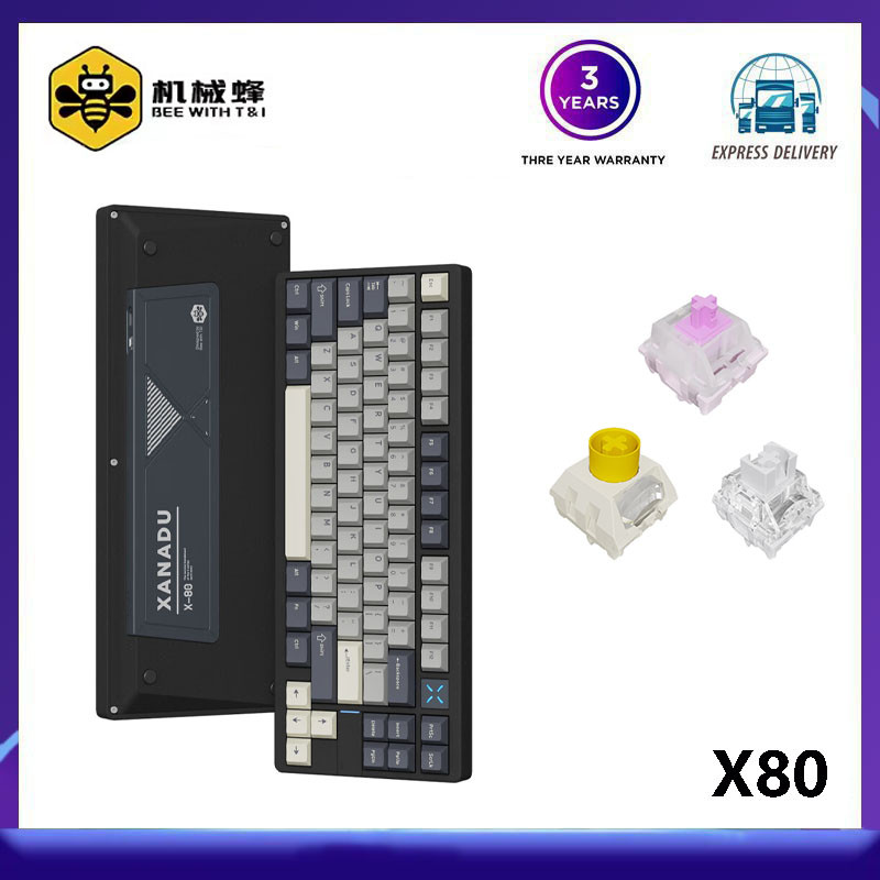 Mechanical Bee X80 PRO custom Aluminum Tutuo CNC three mode mechanical ...