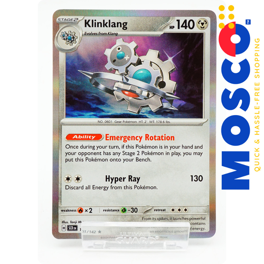 Klinklang - 101/142 Rare Stellar Crown | Pokemon TCG | Shopee Philippines