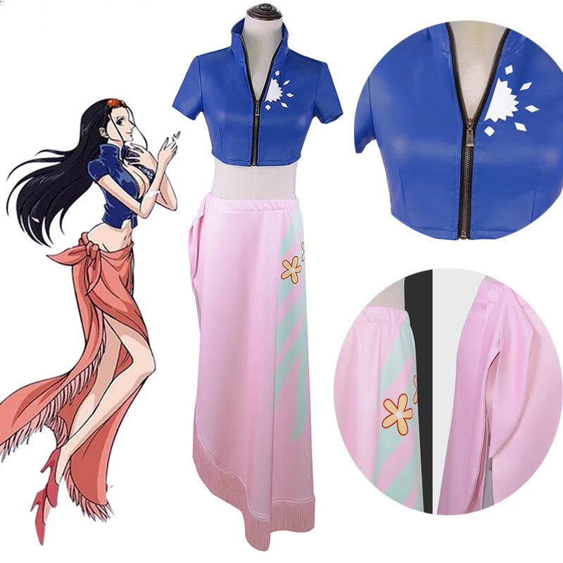 Nico Robin Cosplay Costume Women One Piece Anime Nico Robin Outfit ...