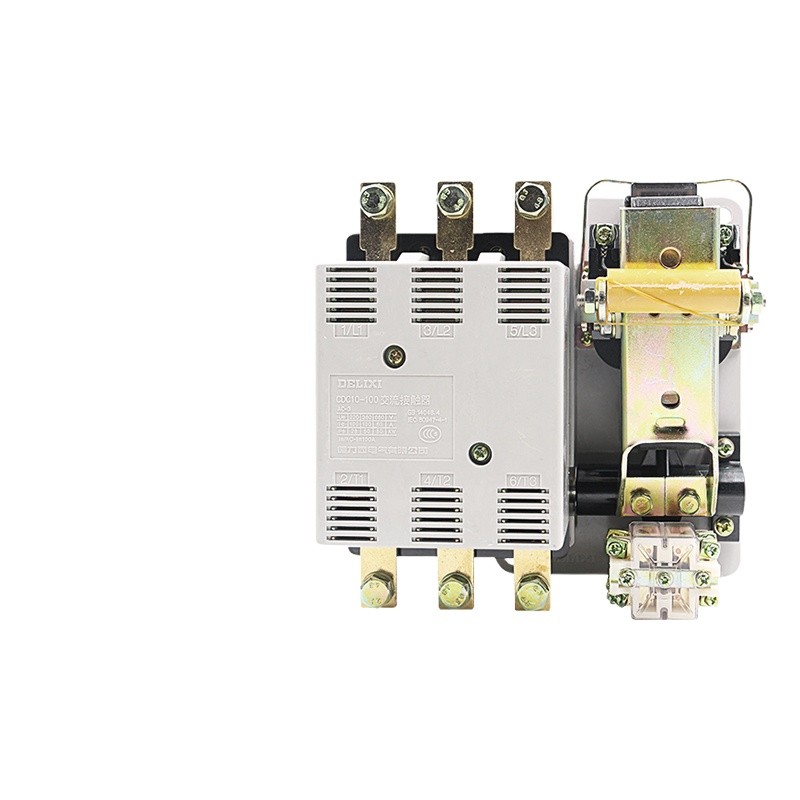 Delixi 100A AC contactor CDC10 three-phase 380V 60A contactor 220V CJT1 ...