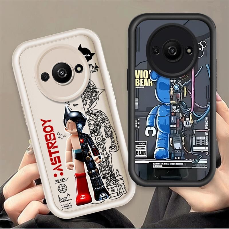 Casing For Redmi A3 Cartoon Silicone Handheld Soft Phone Case TPU Trend ...