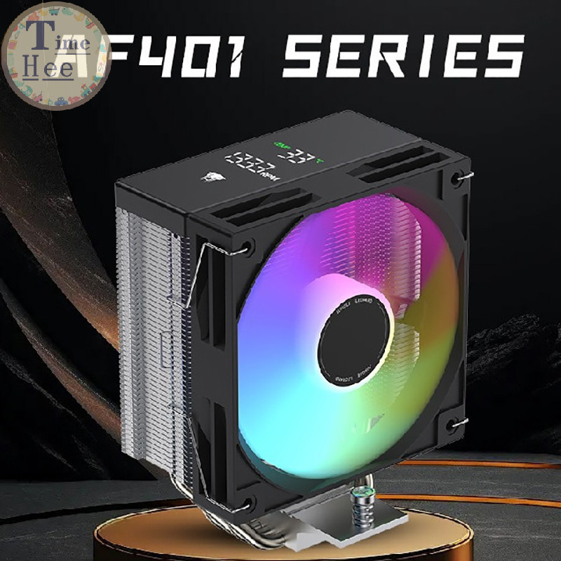 TIMEHEE ARGB Computer CPU Cooler With Temperature Rotation Speed ...