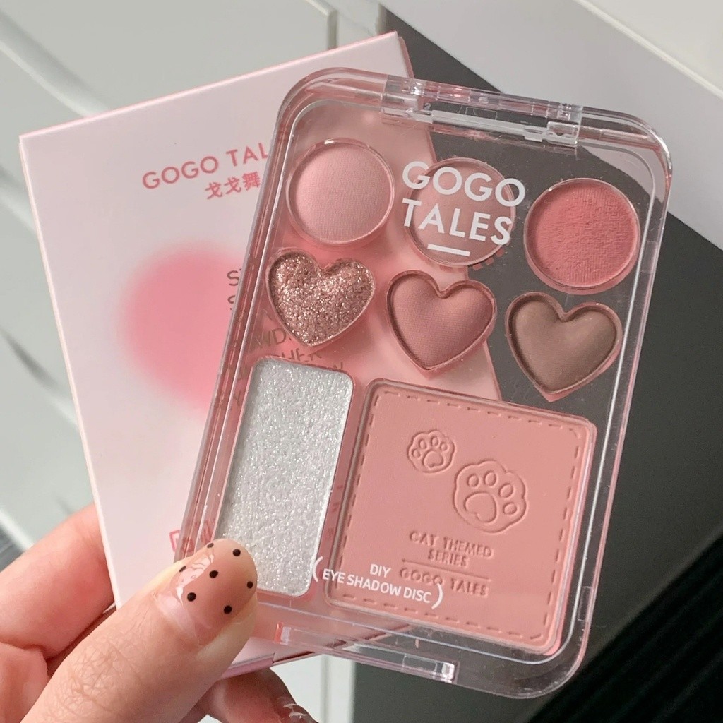 Gogo Tales Love Eyeshadow Palette Gogo Dance Sticker Sweetheart Blush ...