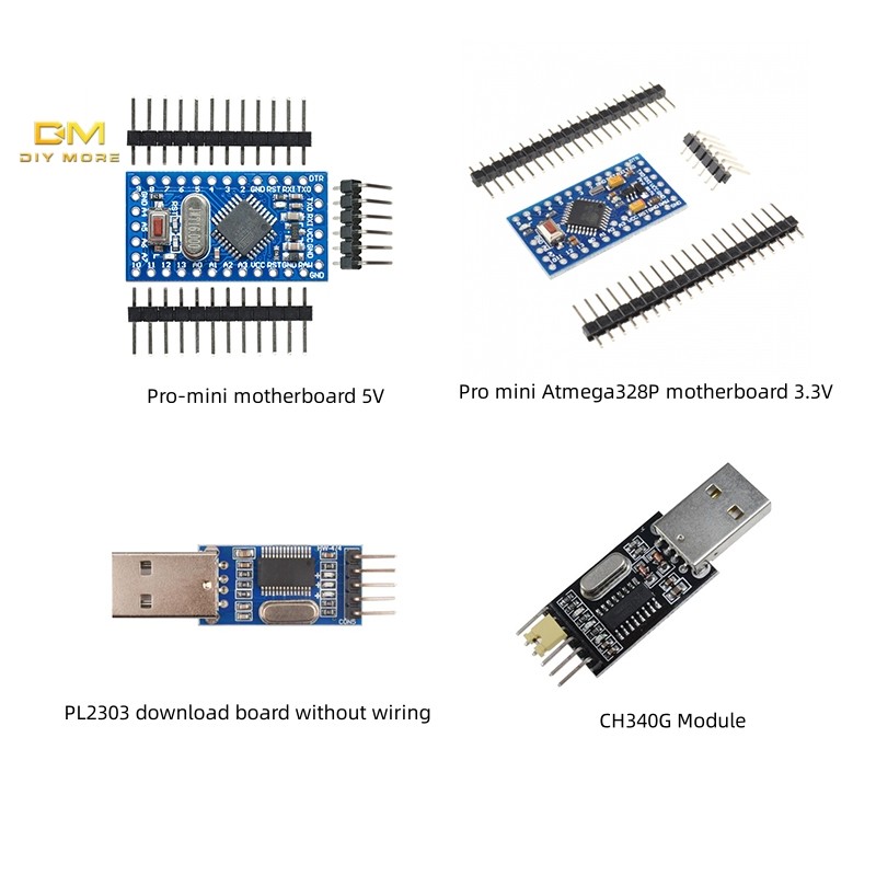 DIYMORE Pro-mini motherboard 5V/Arduino Pro mini Atmega328P motherboard ...