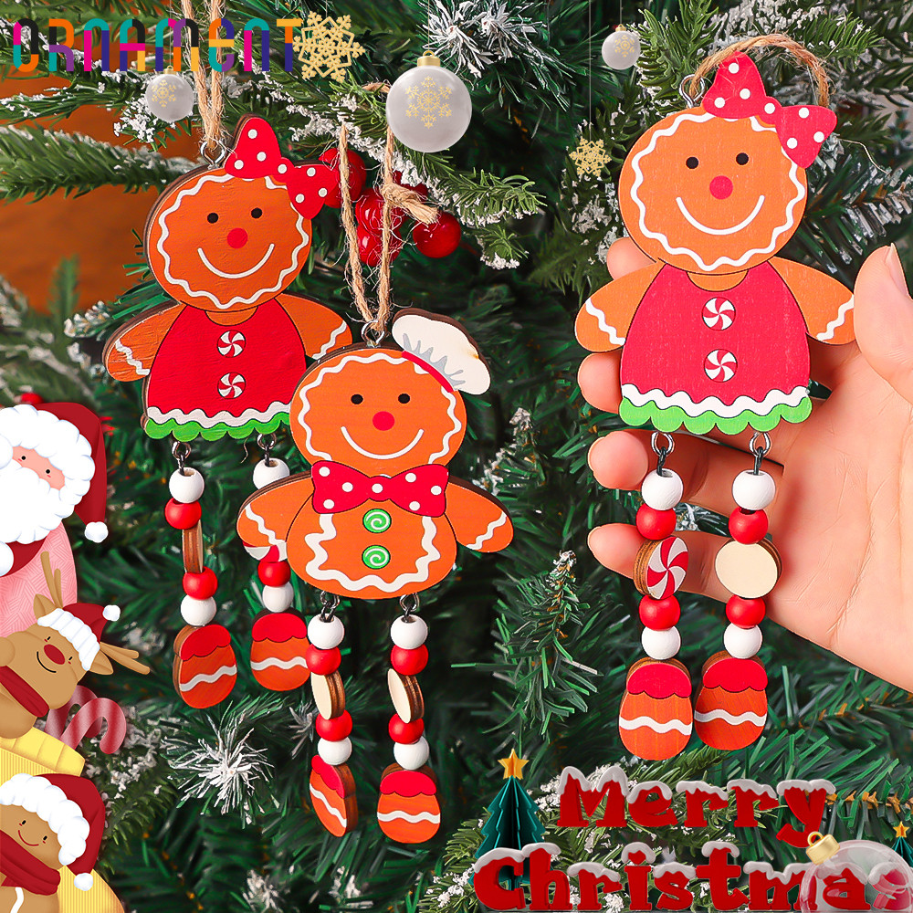 Christmas Decoration Products - Christmas Gingerbread Man Ornaments ...