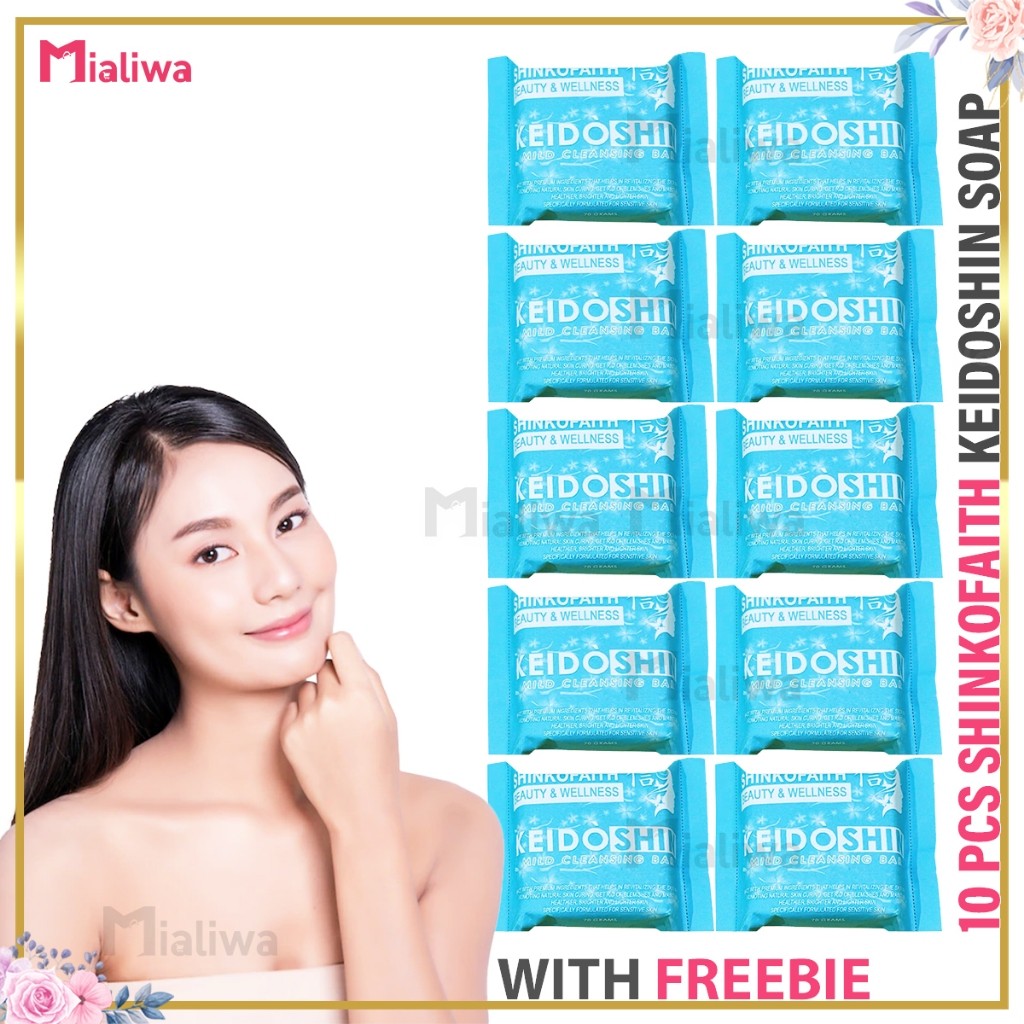 10 Pcs ShinkoFaith Keidoshin Soap 70g Sabon Pampaputi Hydrating ...
