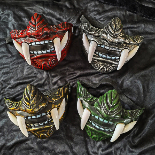 deadpool mask halloween mask facemask for kids Halloween fangs, half ...