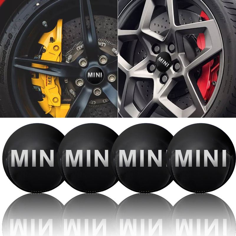 4Pcs 56mm Car Wheel Center Hub Cap Badge Emblem Decal Wheel Sticker For ...
