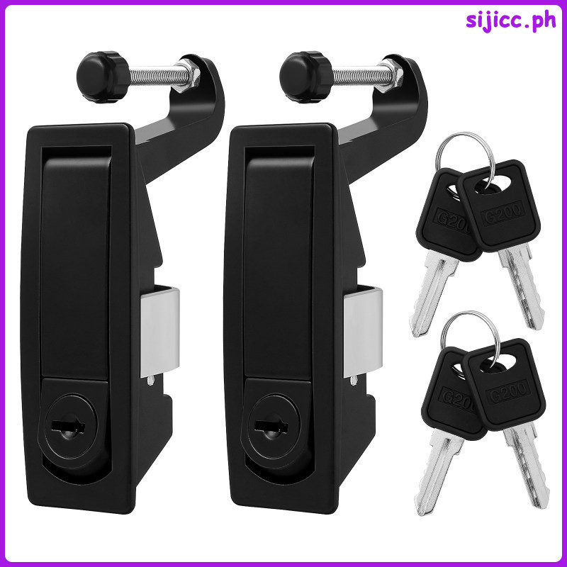 Hand Push Button Actuation Lock Flush Lever Latch Tool Leverage Marine ...