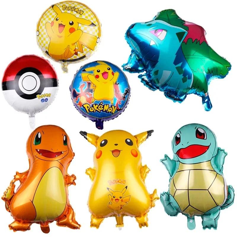 Pokemon Balloon Pikachu Squirtle Bulbasaur Pikachu Human Figure ...