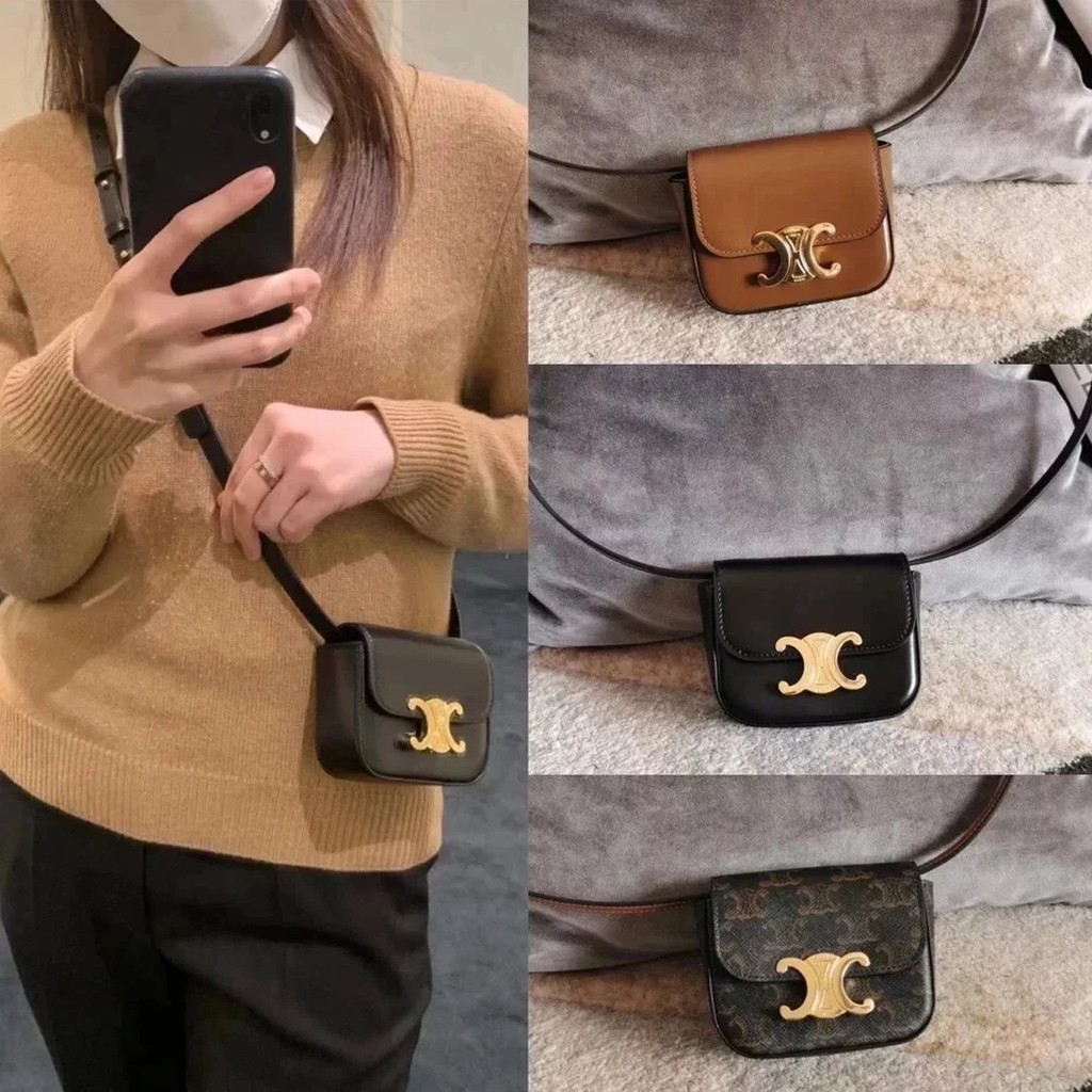 CELINE CELINE New Product Super mini Arc de Triomphe Pouch 11cmTriomphe ...
