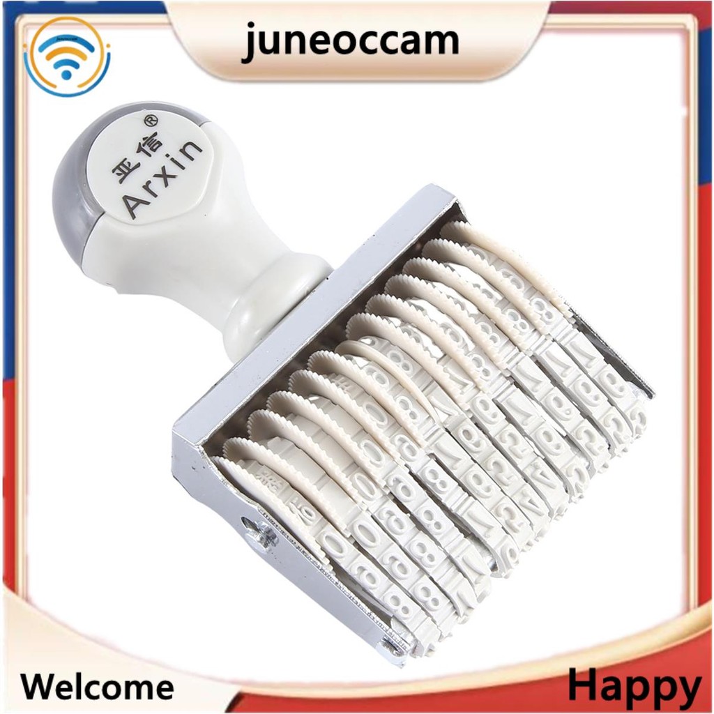 [juneoccam] Arxin 12 Band Self Inking Rubber Stamps Numbering Machine ...