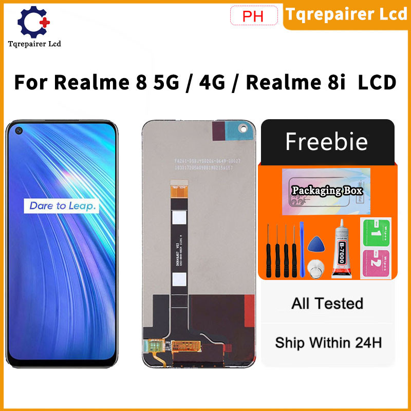 [Tqrepairer LCD ] For Realme 8 5G / 4G / Realme 8i LCD Touch Screen ...