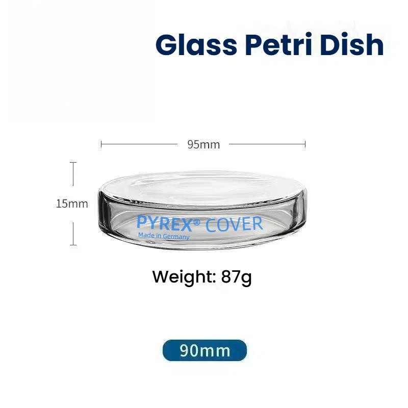 90mm Orihinal na PYREX Petri Dish Glass Ginawa sa Alemanya Petri dish ...