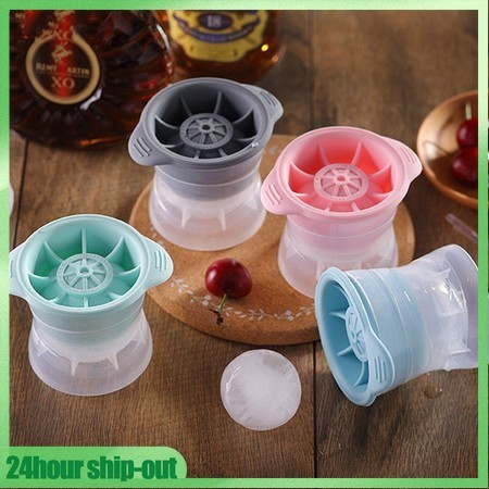 Silicone Ice Ball Maker Stackable Spherical Ice Cube Whiskey Round Ice ...