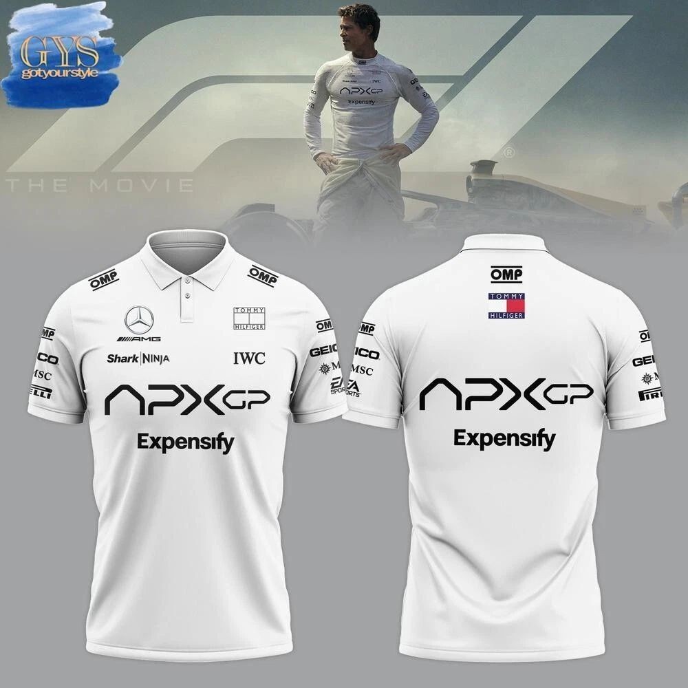 2025 Newest F1 Racing Suit + APX GP Team F1 Jersey + Summer Men&Women Short Sleeve T-Shirt ...