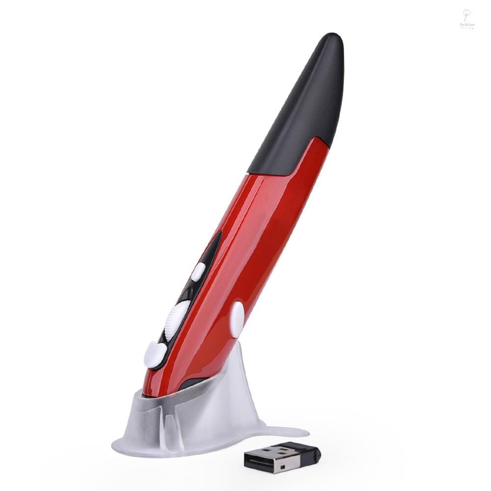 2.4GHz Wireless Optical Pen Mouse Adjustable 500/1000DPI Optical ...