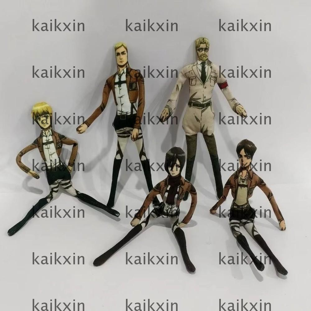 KAIKXIN Anime Attack on Titan Doll, Eren Jaeger Movable Rivaille ...