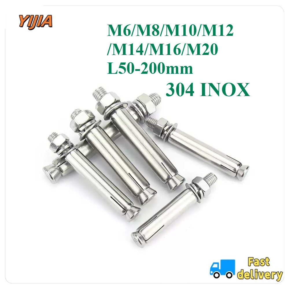 304 stainless steel expansion screw, external expansion bolt, explosion ...