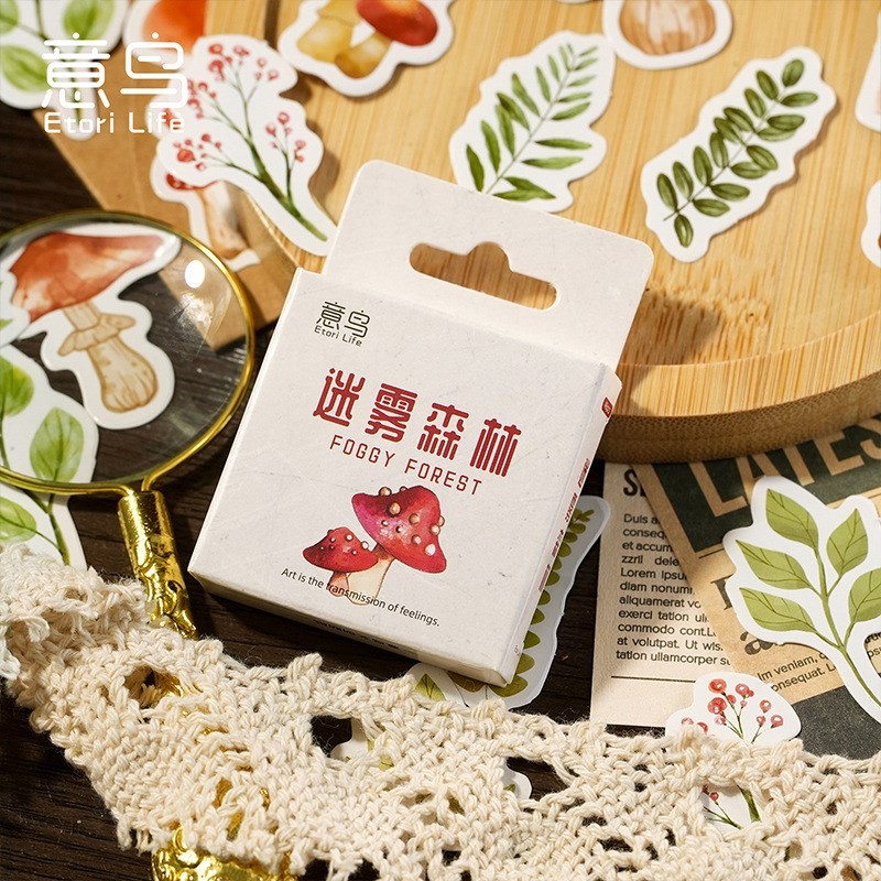 46 Pcs Mini Size Scrapbooks Stickers DIY Decoration Autumn Style ...