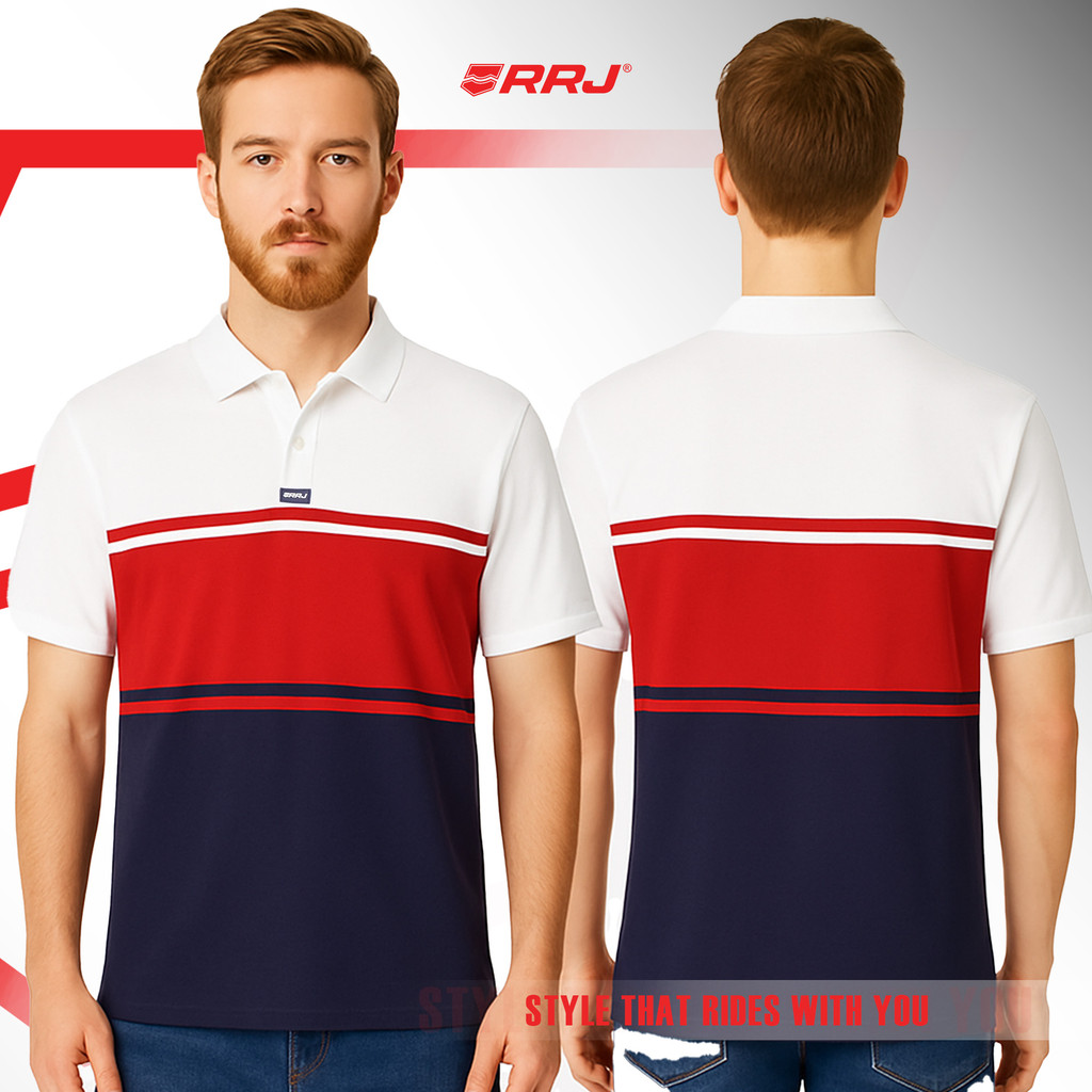 RRJ Men's Basic Collared Shirt Semifit Fitting 169835 (White) | Shopee ...