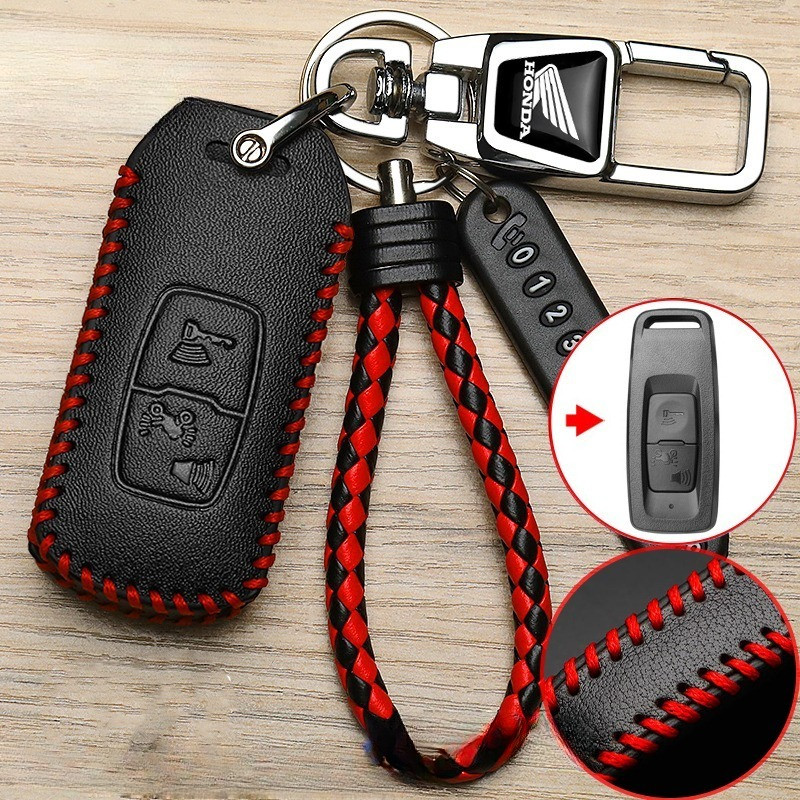 Honda Leather Key Case for Honda PCX 160/Scoopy/adv 350/forza 350/click ...