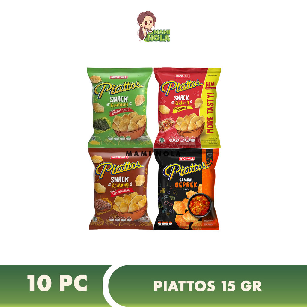 Piattos Piatos Jack n Jill Snack Kentang Chips 15gr x 10 pc | Shopee ...