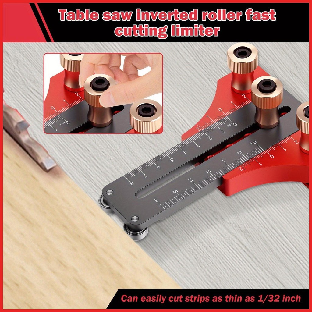 Thin Rip Tablesaw Jig Aluminum Adjustable Rip Jig Thin Strip Ripping ...