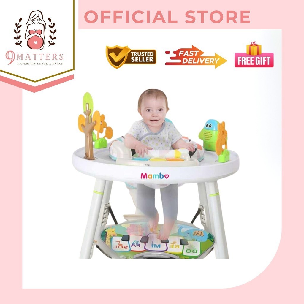 Mambo Baby Bouncer 3 Stage Activity Center Walker | Shopee Philippines