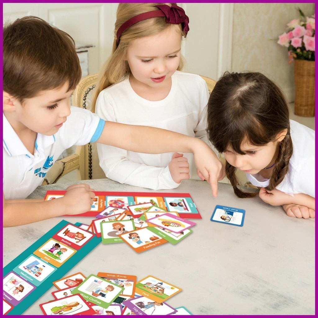 Visual Schedule For Kids Chore Chart Weekly Planner Board Wall Planner ...