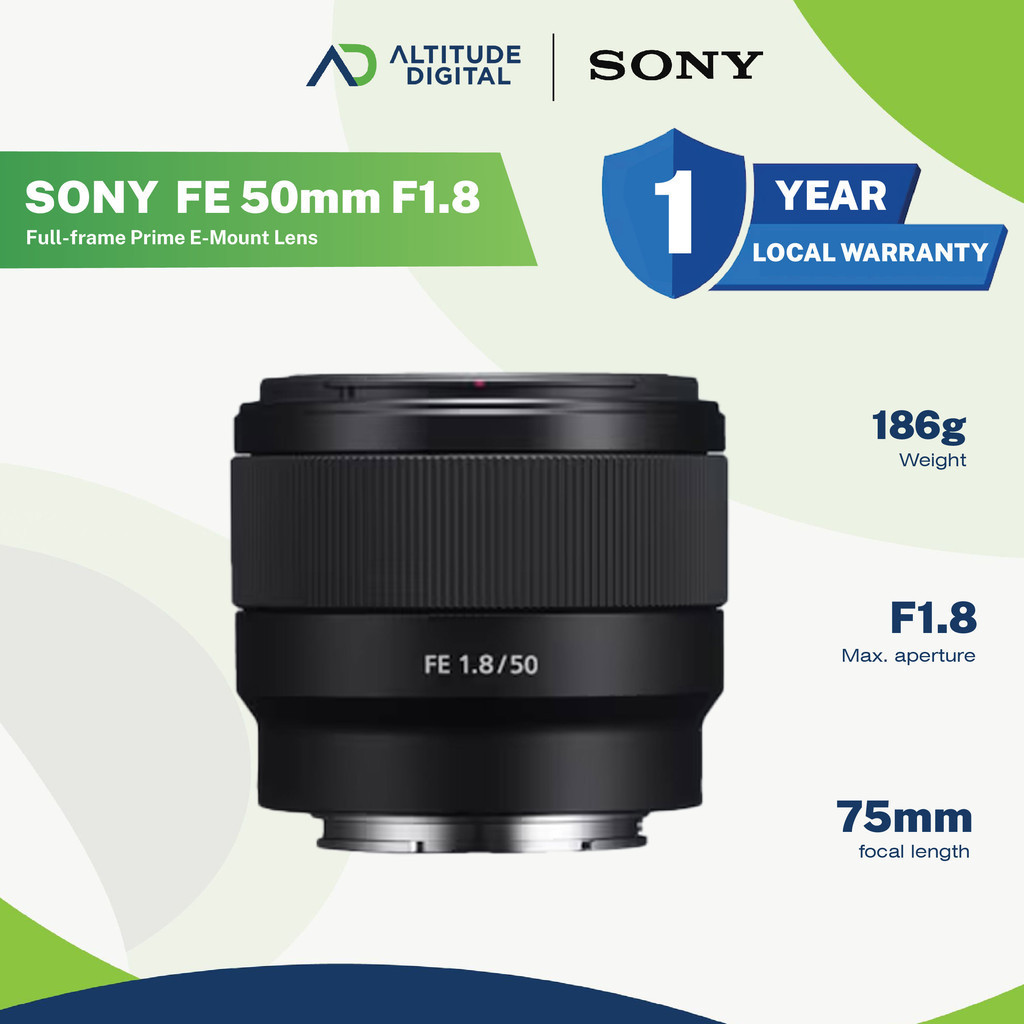 Sony FE 50mm F1.8 Lens (SEL50F18F) | Shopee Philippines